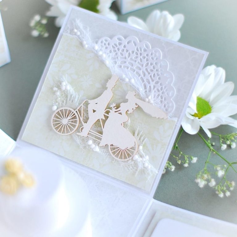 Wedding exploding box card – Bloomar Design