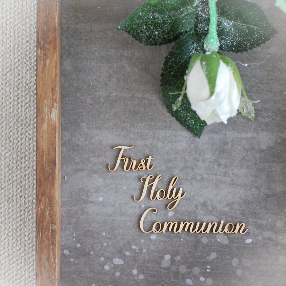 First Holy Communion- words set 24 – Decorative laser cut chipboards ...