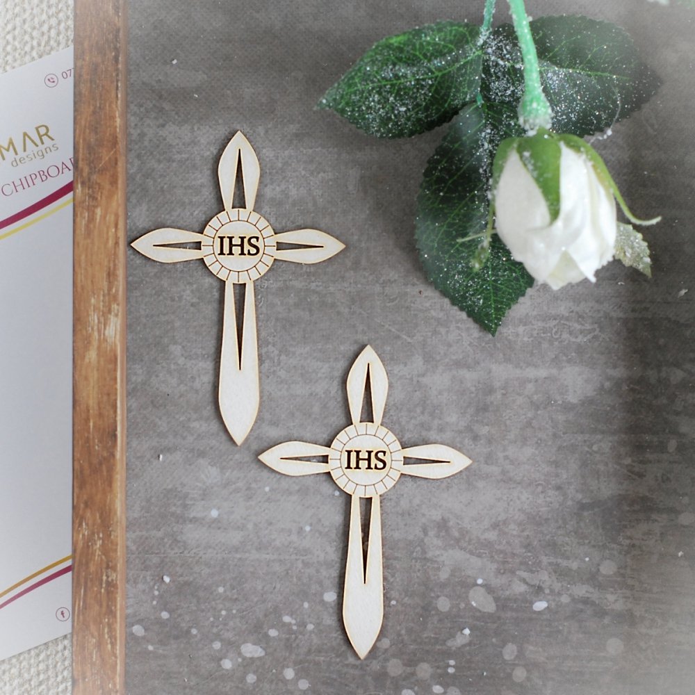 First Holy Communion – Cross set 15 – Decorative laser cut chipboards ...