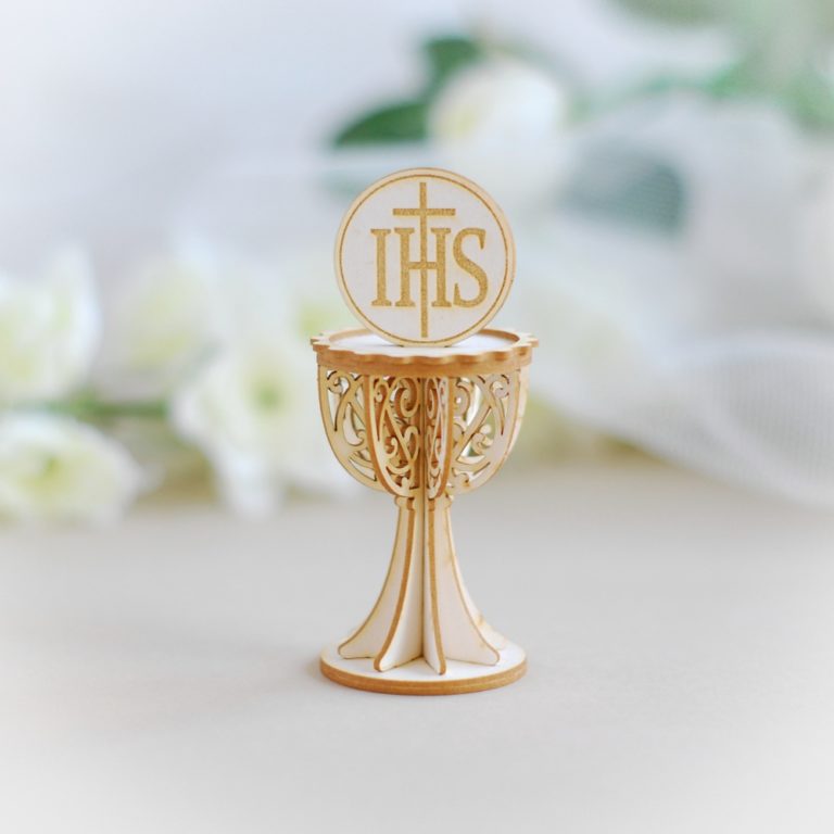 3D First Holy Communion Chalice 01 – Decorative laser cut chipboard ...