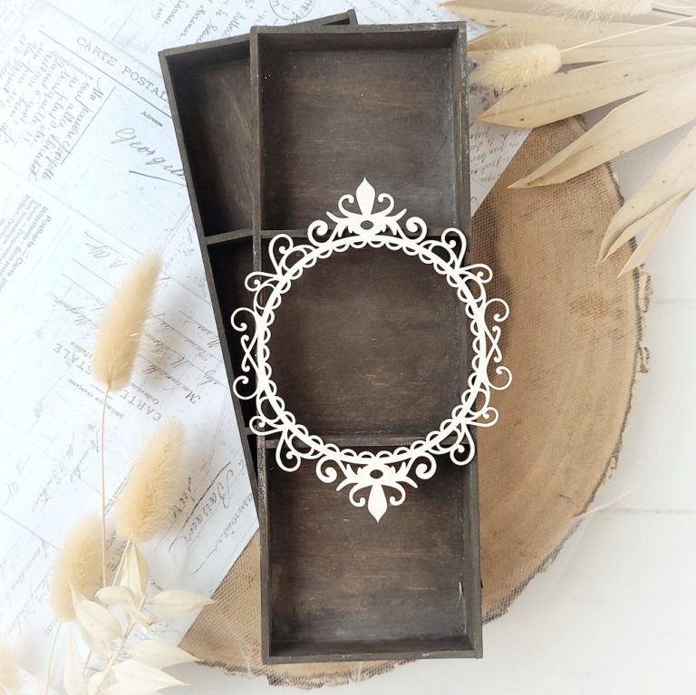 Frame 012 – Decorative laser cut chipboard – Bloomar Design