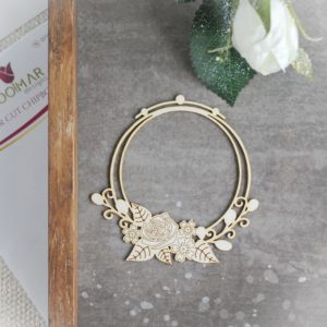 Frame 014 – Decorative laser cut chipboard – Bloomar Design