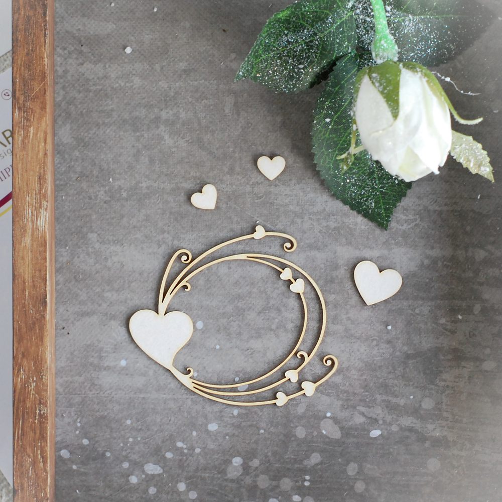 Frame set 037 – Decorative laser cut chipboard – Bloomar Design