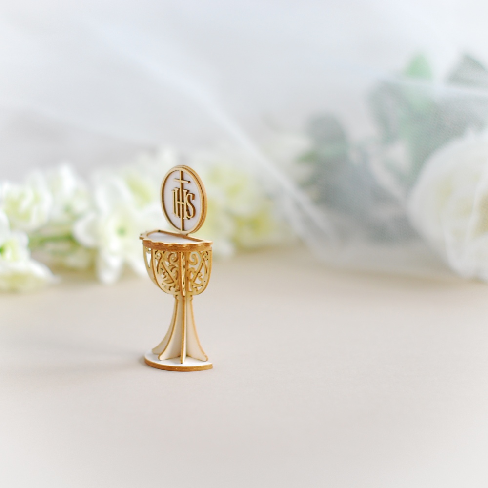 3D First Holy Communion Chalice 02 – Decorative laser cut chipboard ...
